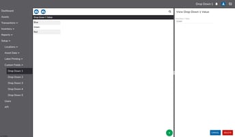 Setting Up Custom Drop Down fields
