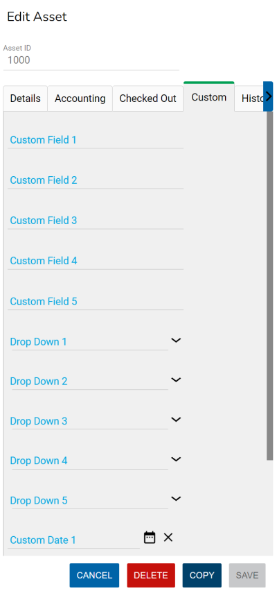 Understanding the Assets Page